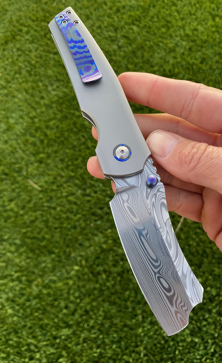 Button Barber - BeadBlast/ Zircuti / Damasteel – BergBlades