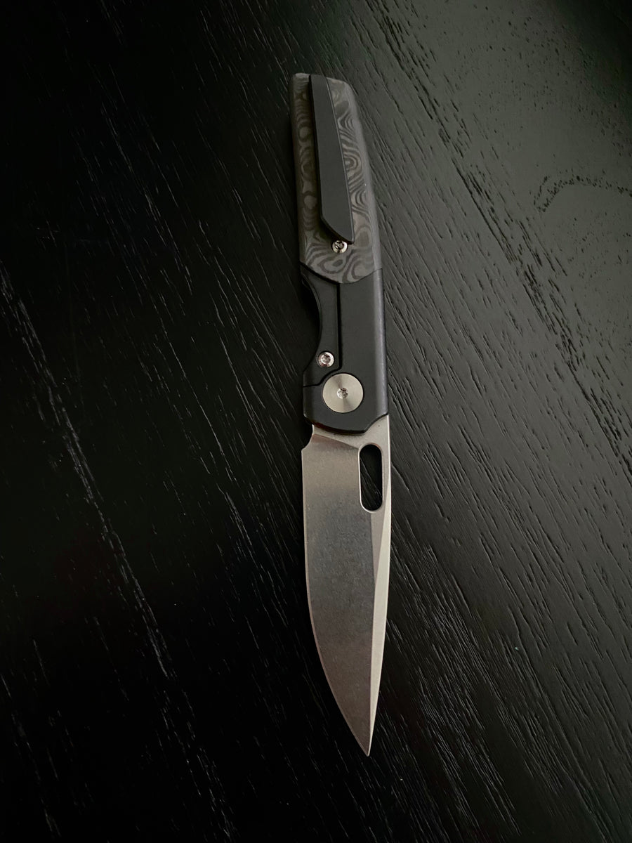Bright Stonewash Mini Sweeney – BergBlades