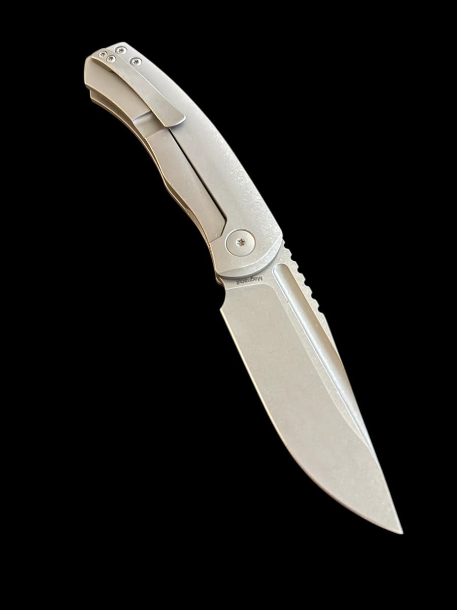 Alpha Frame Lock (Sandblasted & Stonewashed) – BergBlades