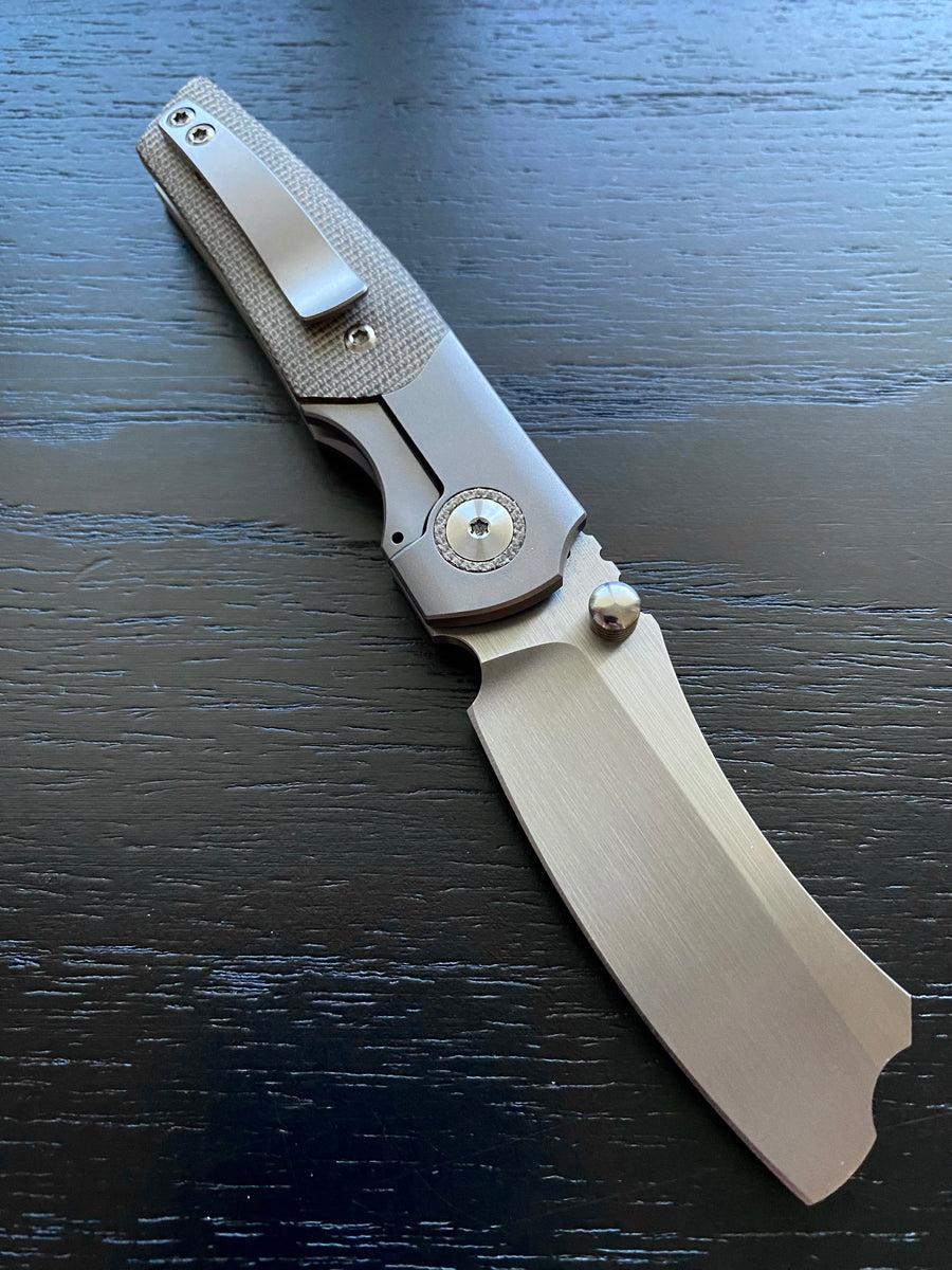 Mini Barber (Green/Satin) – BergBlades